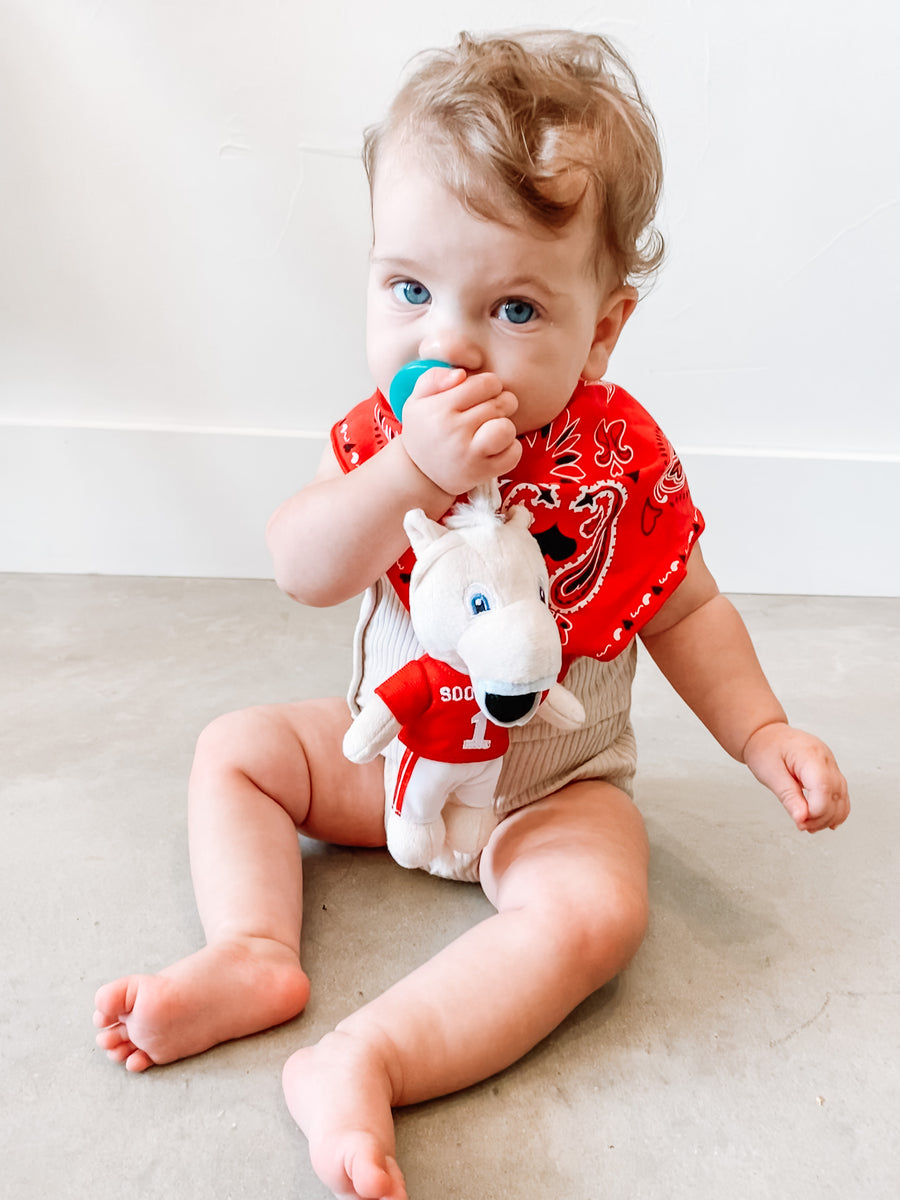 The Sooner Schooner Story & Gamezies Plush Pacifier