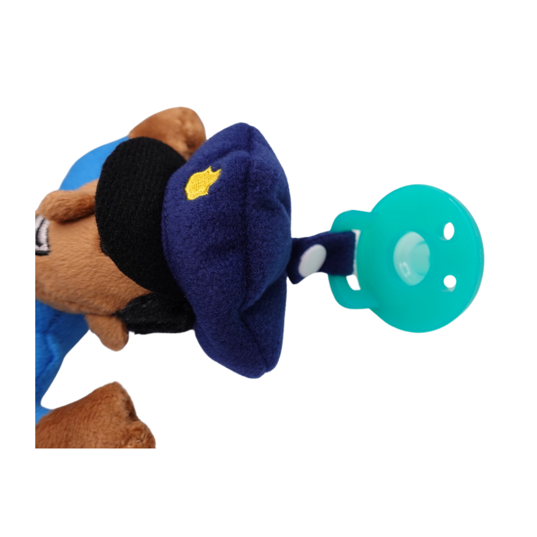 Police Officer Plush Pacifier - Gamezies First Responders